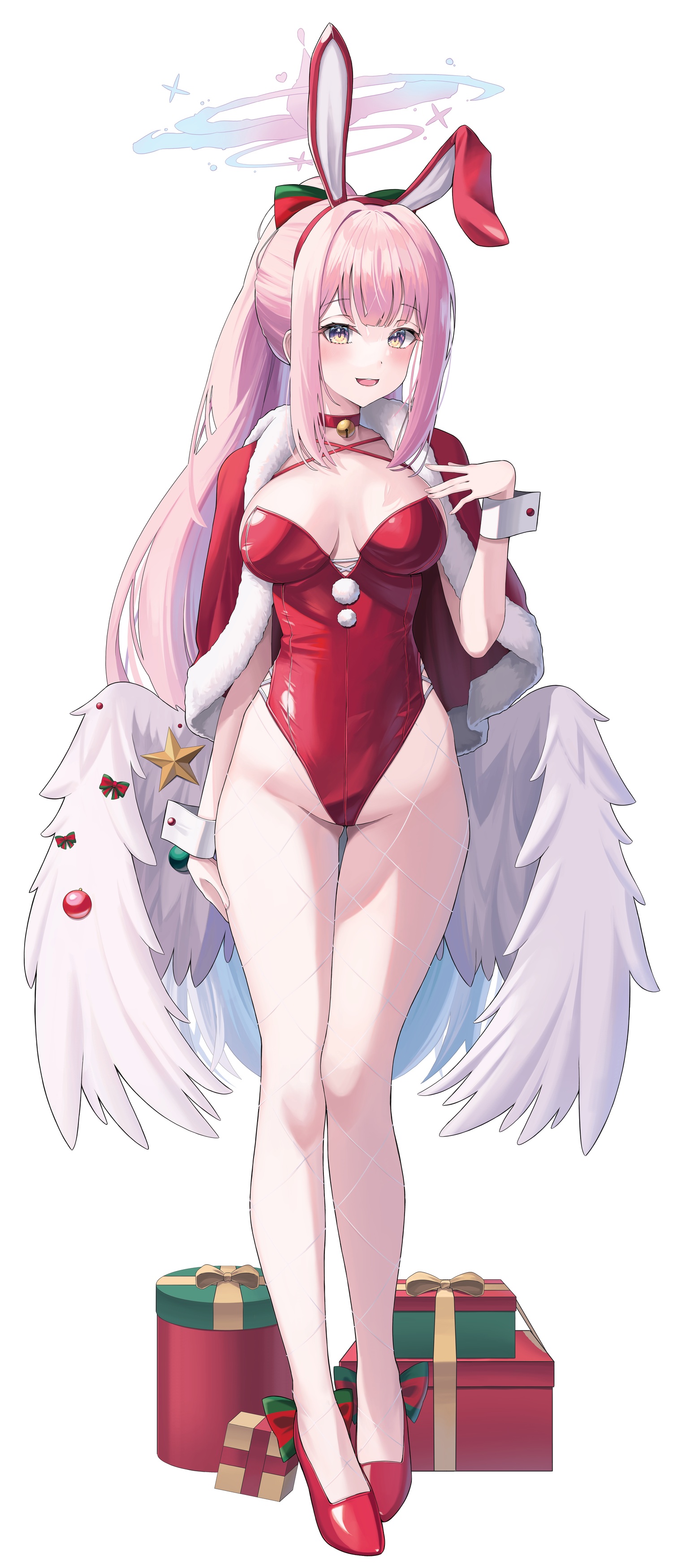 alter (kxk7357) blue archive misono mika angel animal ears bunny ears bunny girl christmas ...